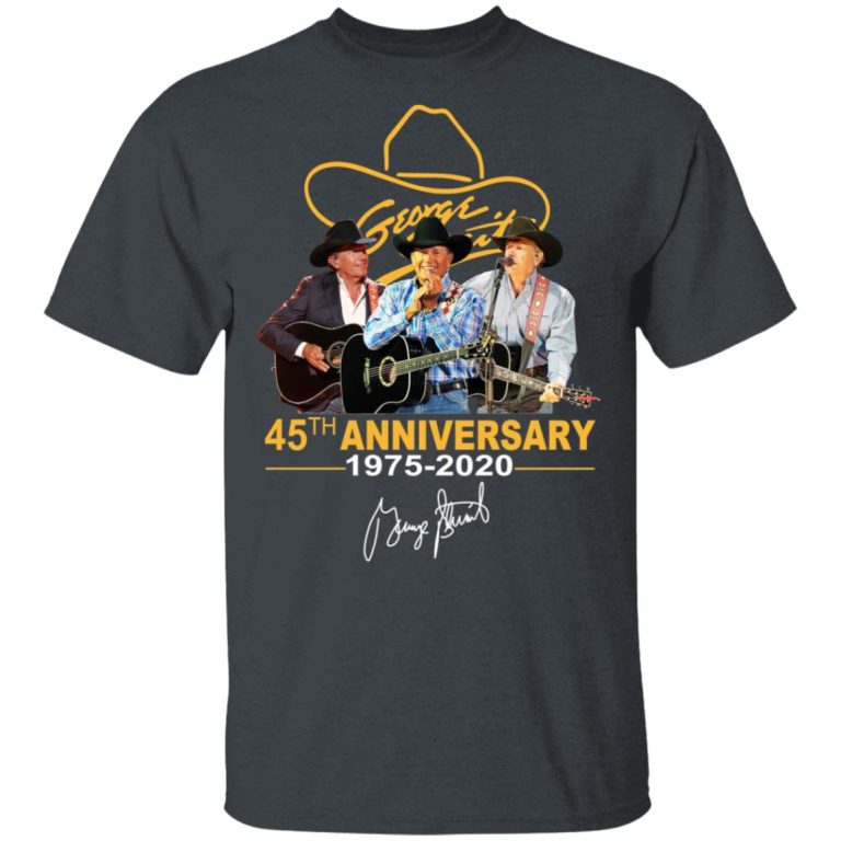George Strait 45th Anniversary Signature T-Shirts, Hoodies, Long Sleeve