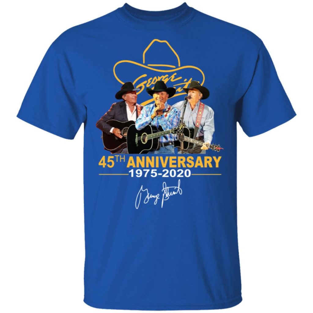 George Strait 45th Anniversary Signature T-Shirts, Hoodies, Long Sleeve