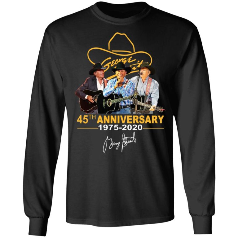 George Strait 45th Anniversary Signature T-Shirts, Hoodies, Long Sleeve