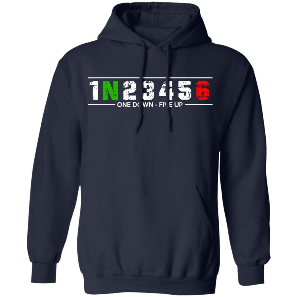 1 N 2 3 4 5 6 One Down Five Up T-Shirts, Hoodies, Long Sleeve