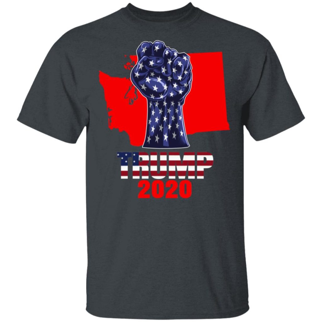 Washington For President Donald Trump 2020 Election Us Flag T-Shirts ...