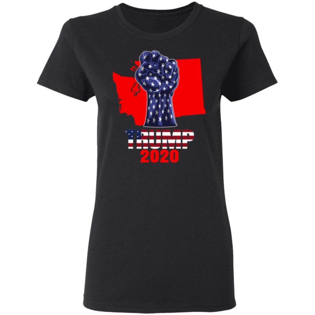 Washington For President Donald Trump 2020 Election Us Flag T-Shirts ...