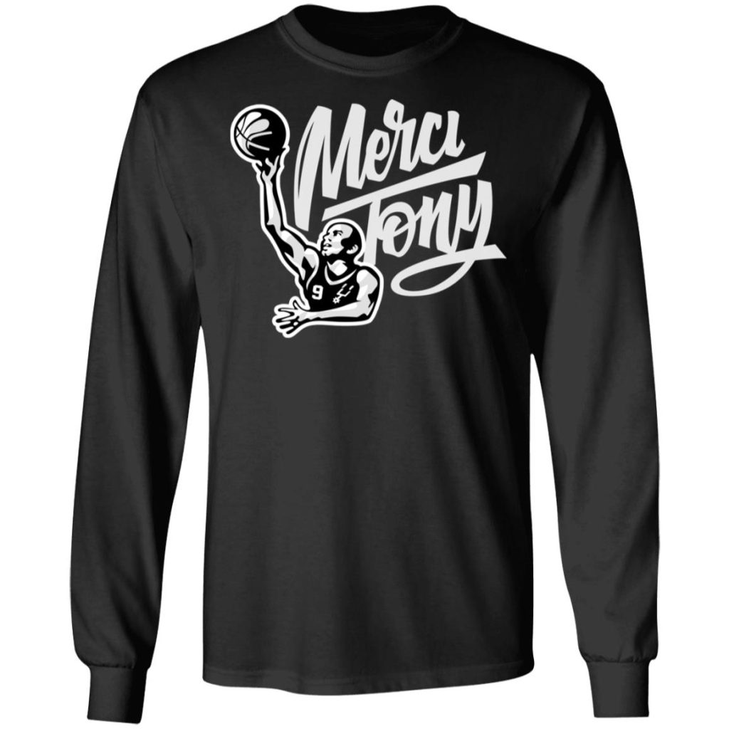Tony Parker Merci Tony T-Shirts, Hoodies, Long Sleeve