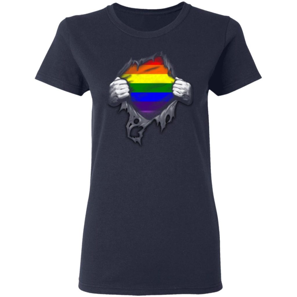 Rainbow Lesbian Gay Pride LGBT Super Strong T-Shirts, Hoodies, Long Sleeve