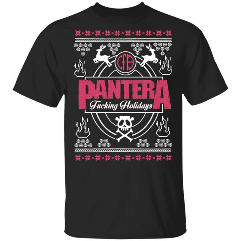 Pantera Fucking Holidays Christmas Sweatshirt, Hoodies