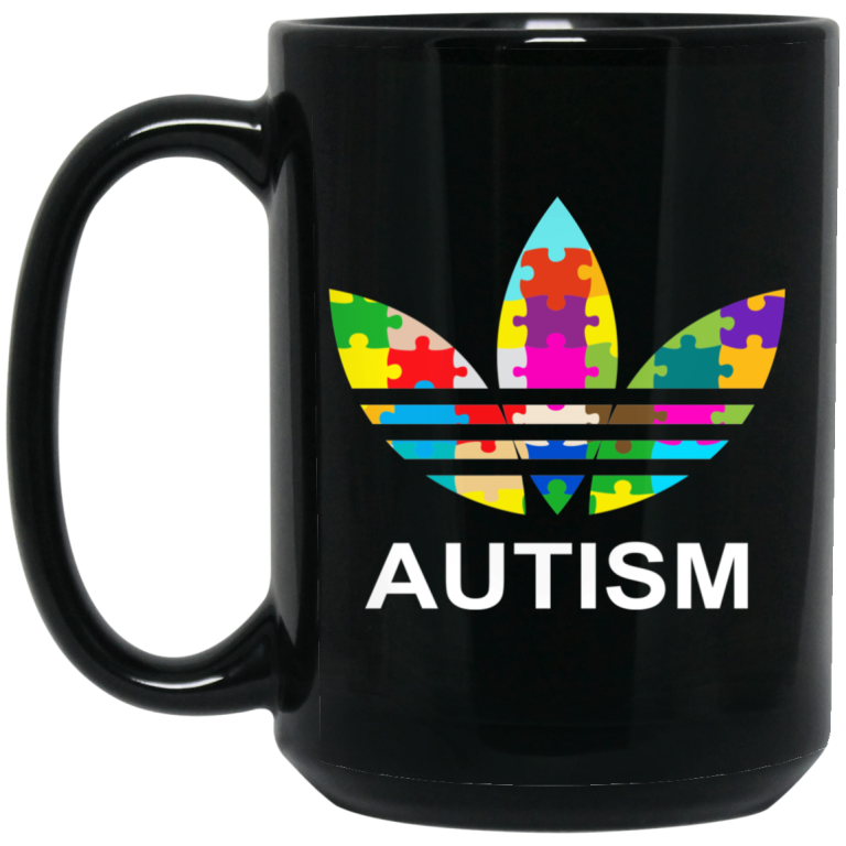 Autism Adidas Logo Autism Awareness Mug