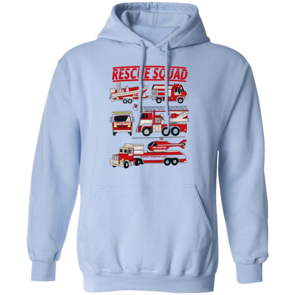 Fire Truck Rescue Squad T-Shirts, Hoodies, Long Sleeve