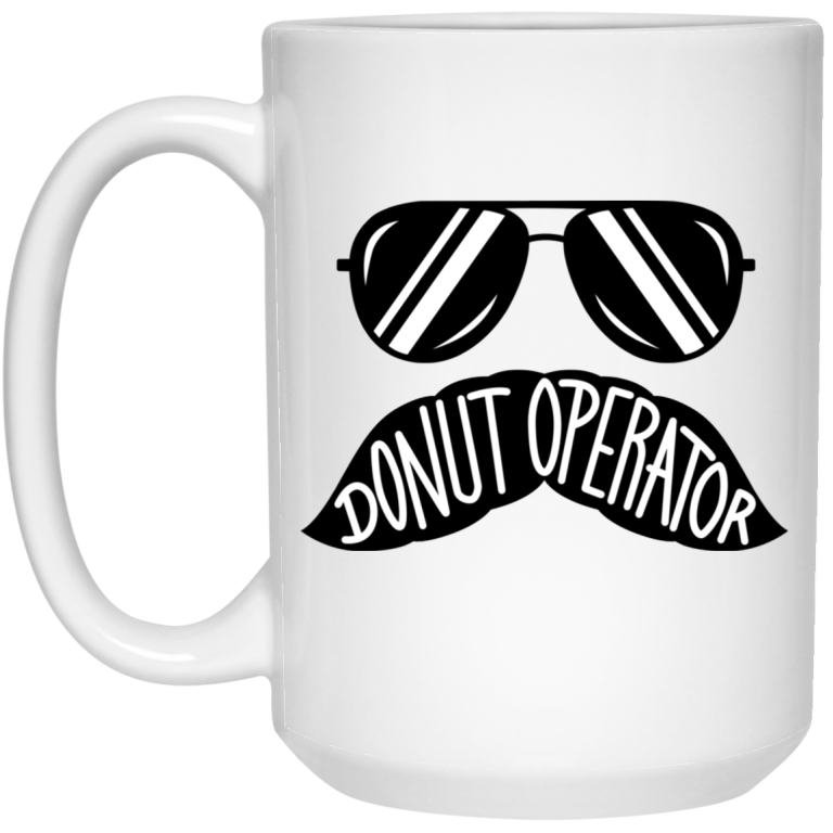 Donut Operator Stache Mug