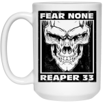 Nick Irving Reaper 33 Fear None Mug
