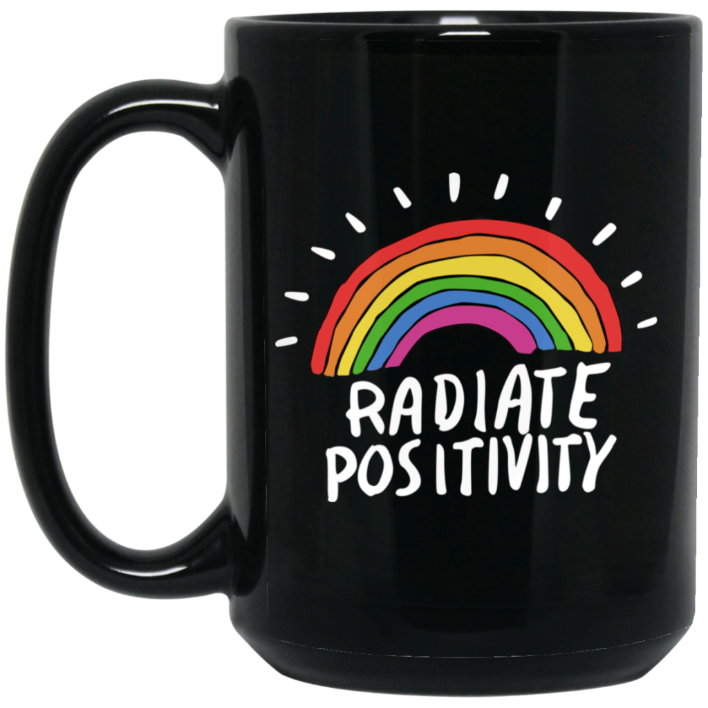 Radiate Positivity Rainbow Mug