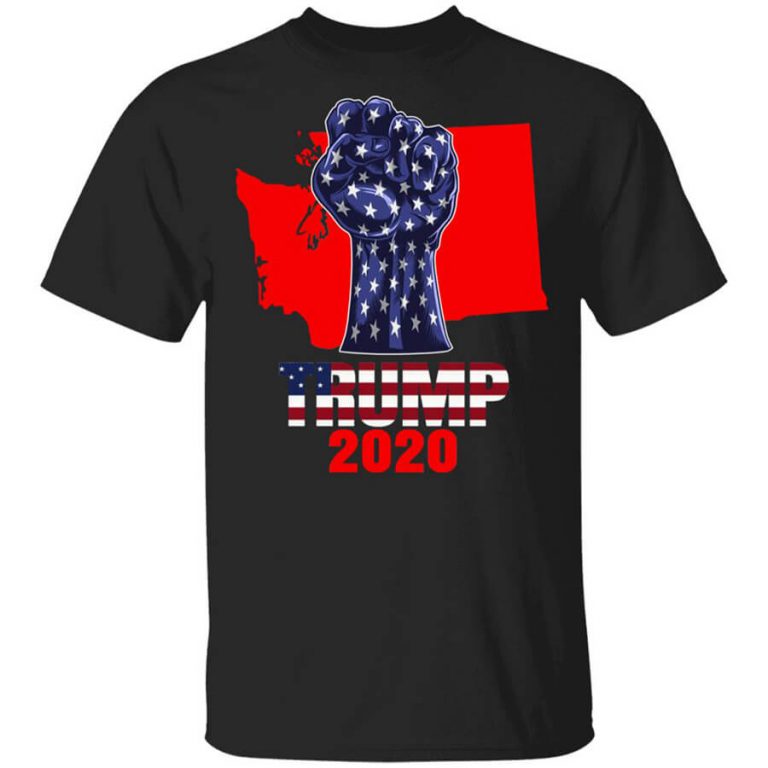 Washington For President Donald Trump 2020 Election Us Flag T-Shirts ...