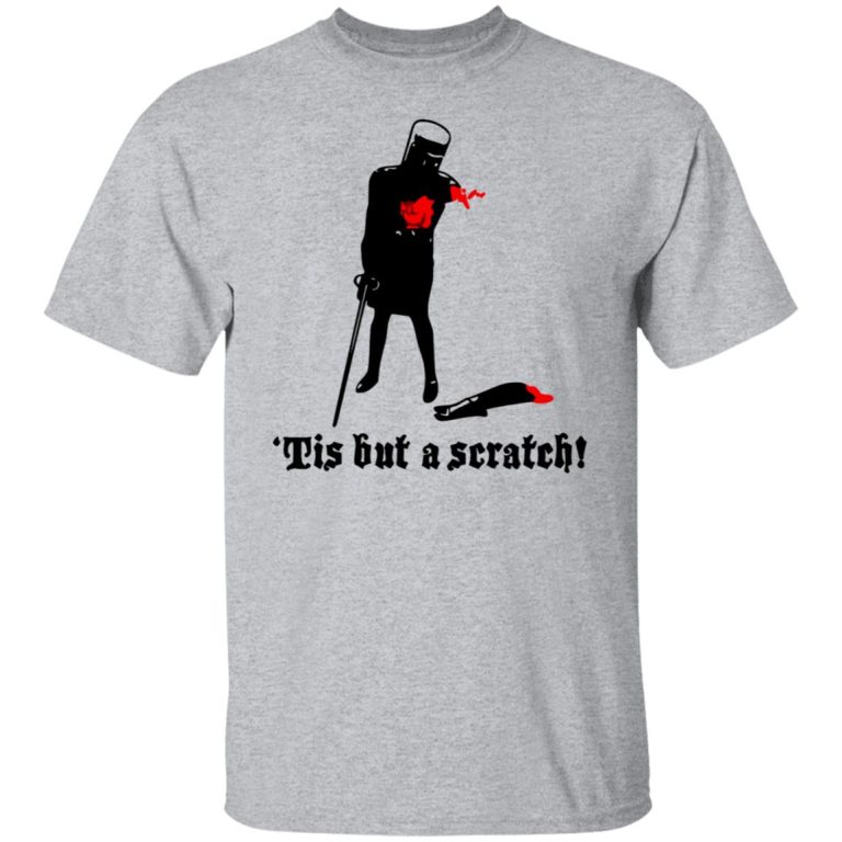Tis But A Scratch Monty Python Vinyl T-Shirts, Hoodies, Long Sleeve