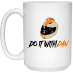 Do It with Dan Mohawk Helmet Mug