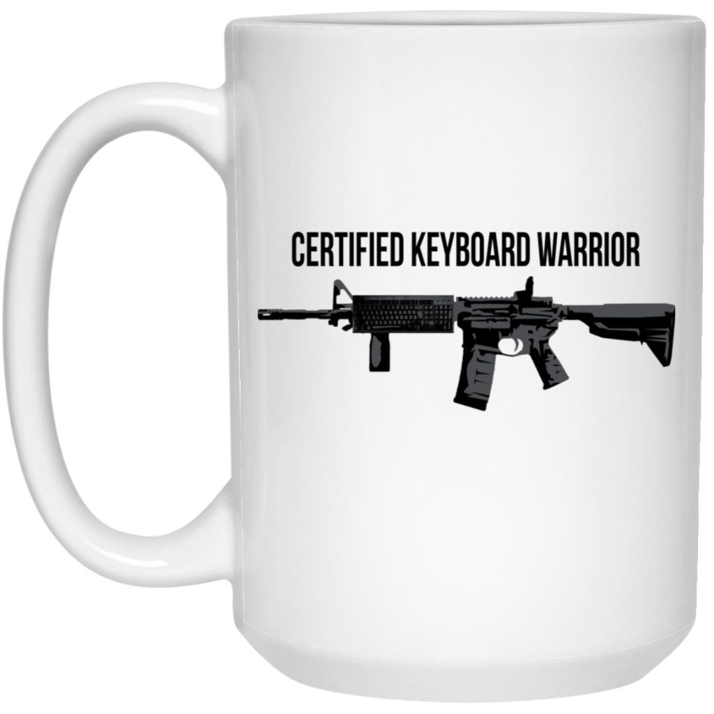 Operator Drewski Certified Keyboard Warrior Mug