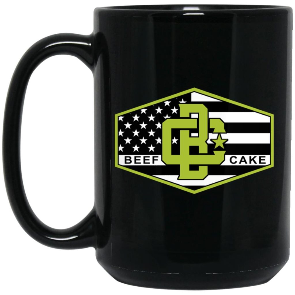 Andrew Flair BeefCake Logo Mug