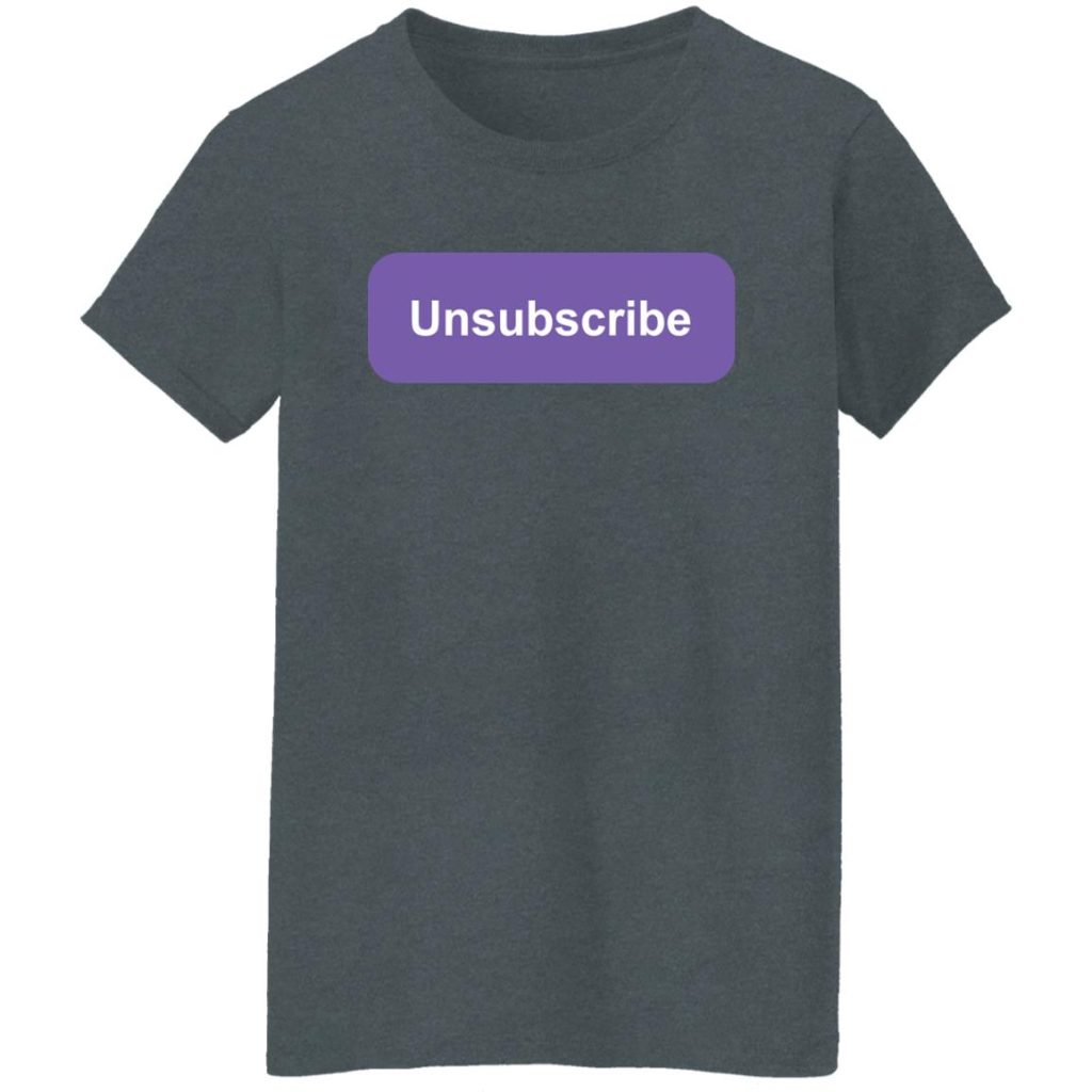 Unsubscribe Podcast Logo Shirts, Hoodies
