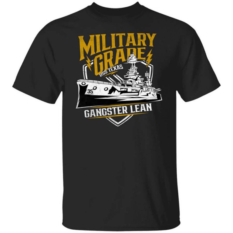 The Fat Electrician Military Grade USS Texas Gangster Lean Shirt