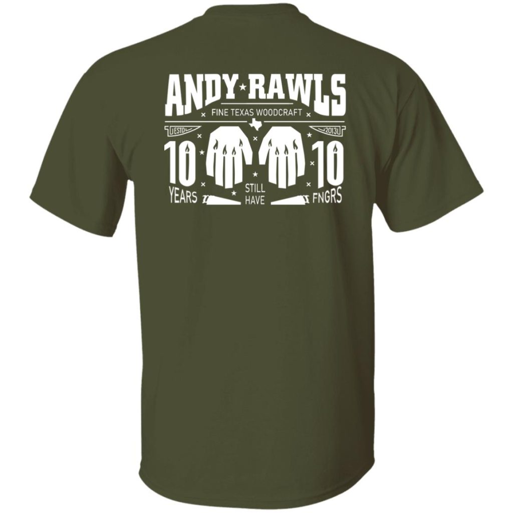 Andy Rawls 10 Year Anniversary Shirt