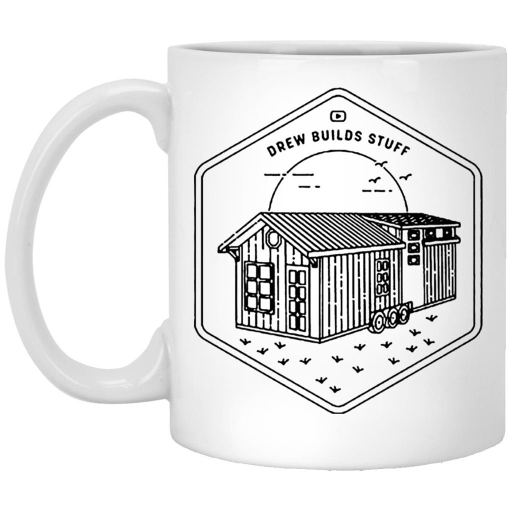 Drew Builds Stuff Tiny House Mug