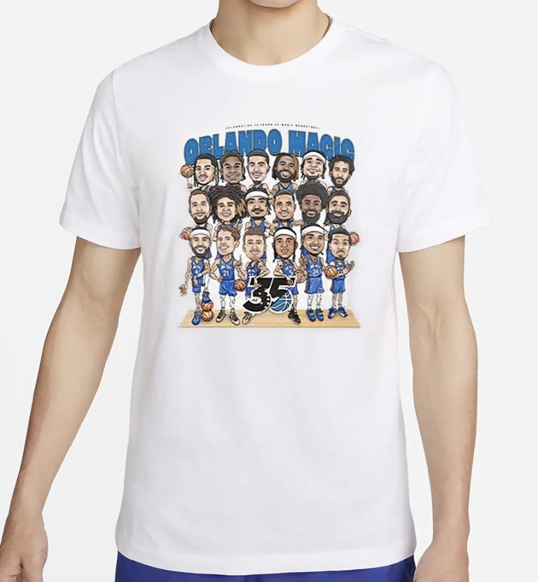 Celebrating 35 Years Of Magic Basketball Orlando Magic Shirt