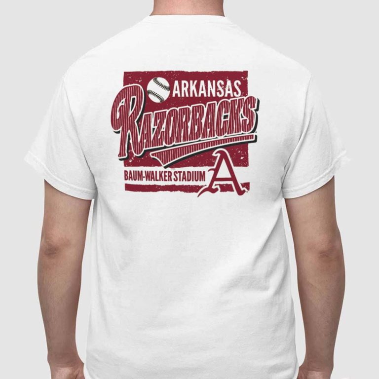 Arkansas Razorbacks Baseball Around The Horn Comfort Colors Shirt